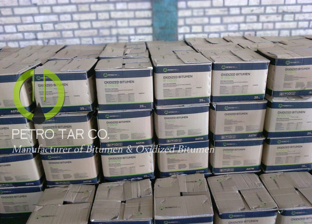 OXIDIZED BITUMEN - CARTON BOX 25 Kg | PETRO TAR CO.